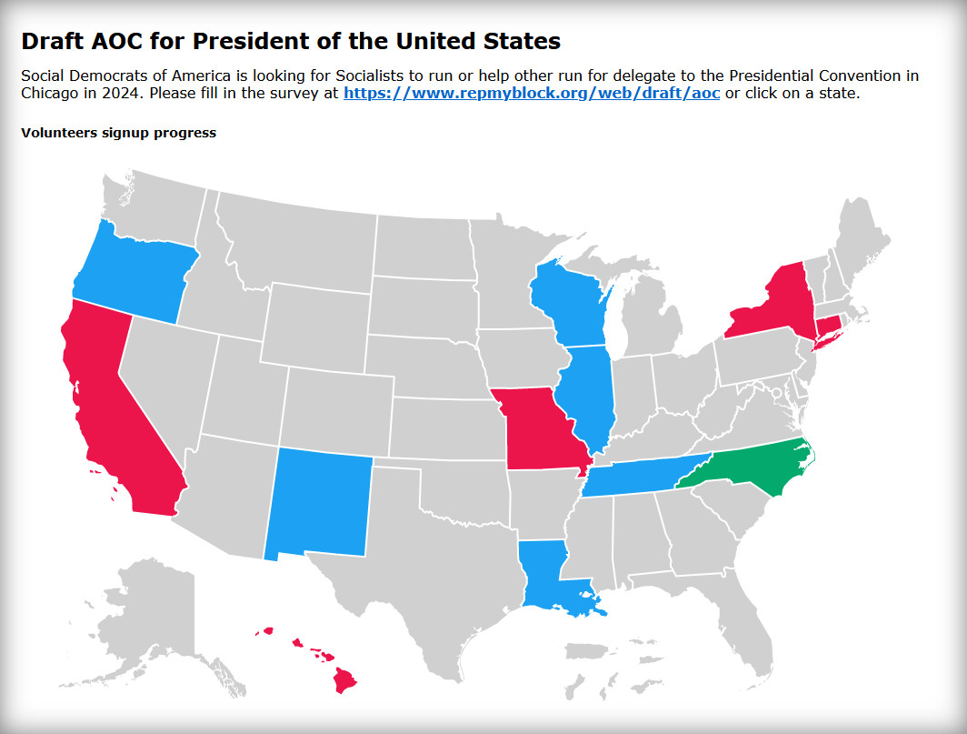 Draft AOC 2028 - Alexandria Ocasio-Cortez for president
